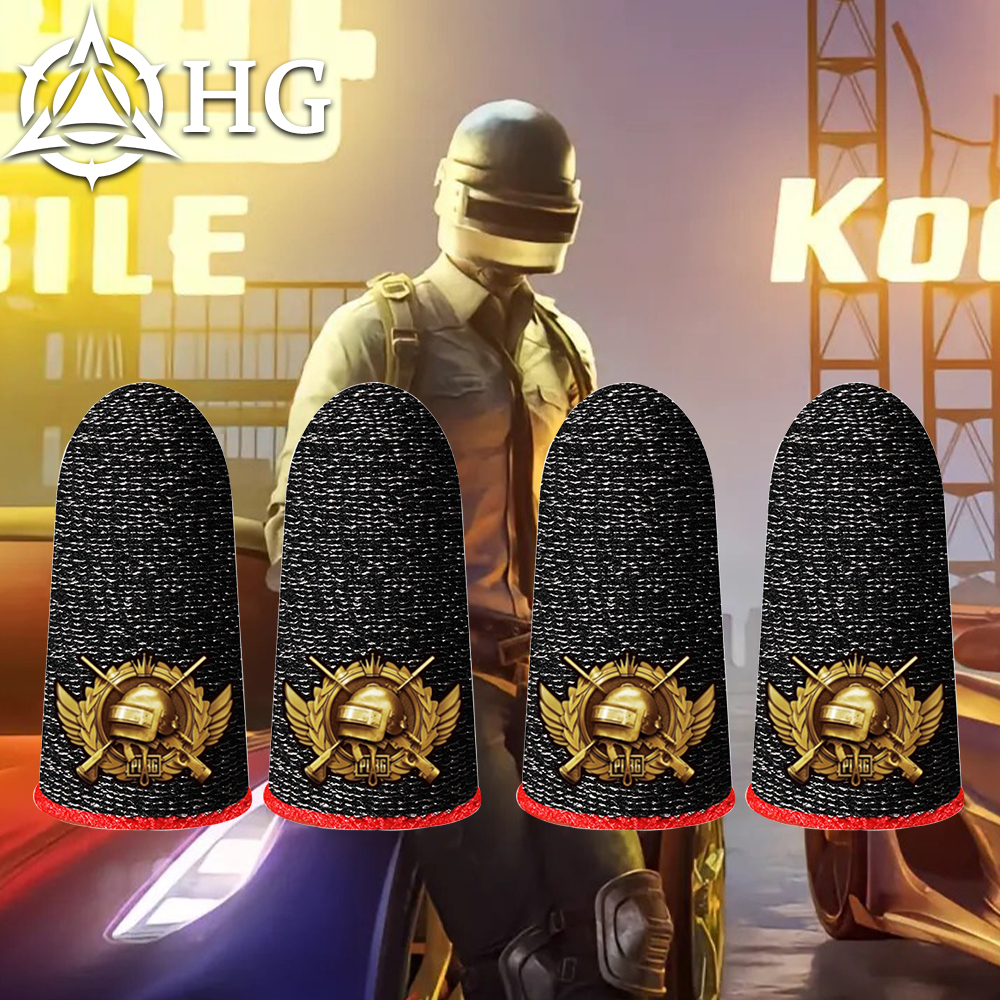 HG PUBG Gaming Finger Sleeve gloves Touch thumb (2PCS) Anti-Sweat PUBG ...