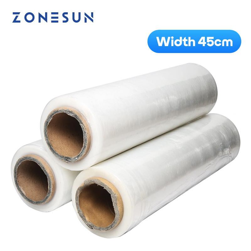 ZONESUN 45cm Width Micron Plastic Stretch Film Mini Handheld Pallet ...
