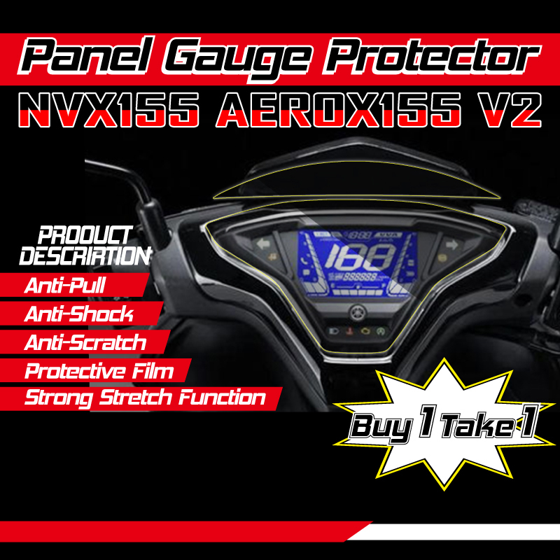 (BUY 1 TAKE 1) motorcycle dashboard panel gauge protector for Yamaha ...