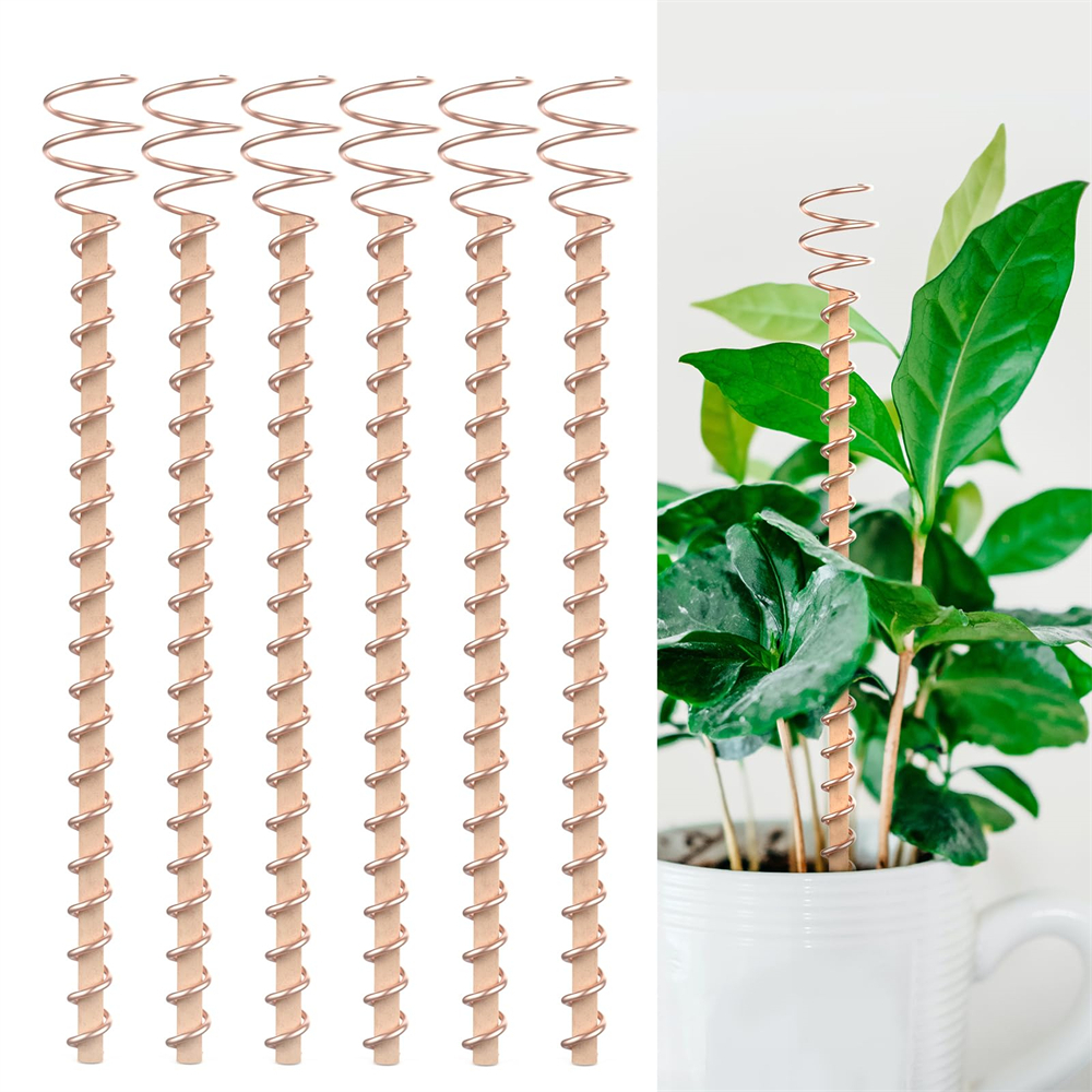 1/2/3pcs Copper Wire Plant Stakes Gardening Plants Growing Climbing ...