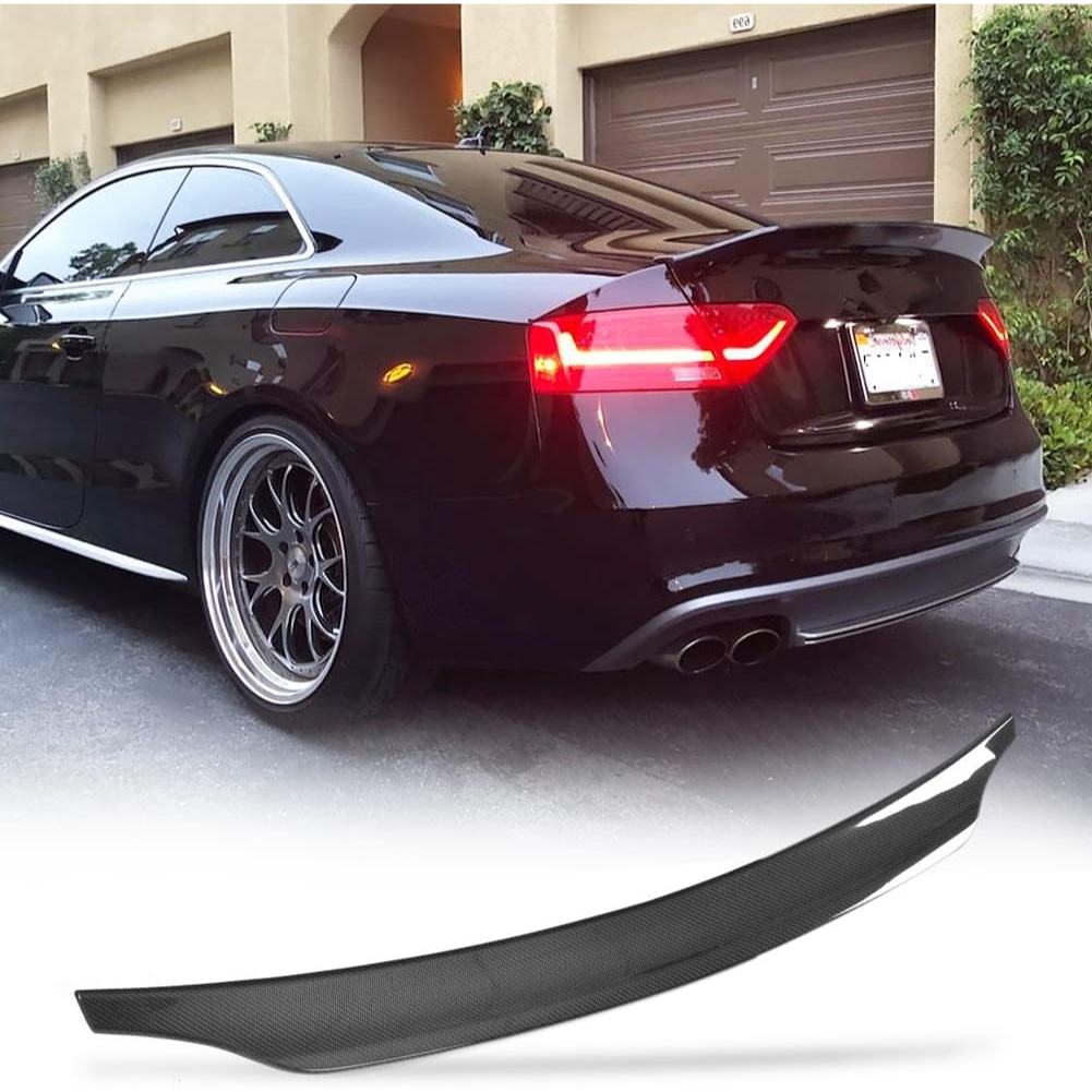For Audi S5 RS5 B8 B8 5 Coupe 2008 2016 Carbon Fiber FRP Rear Trunk