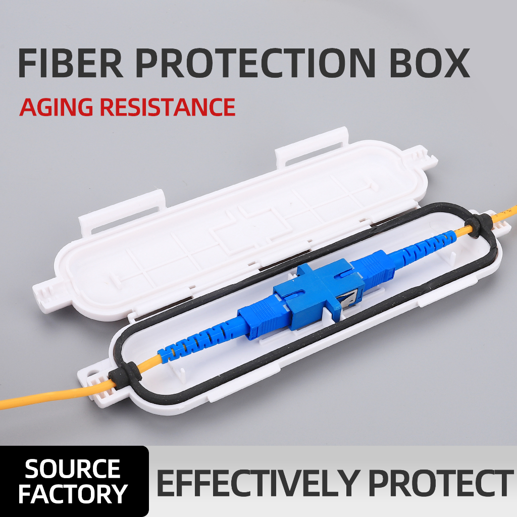 1PCS FTTH Fiber Optic Household Tools Waterproof Protective Box Cable ...