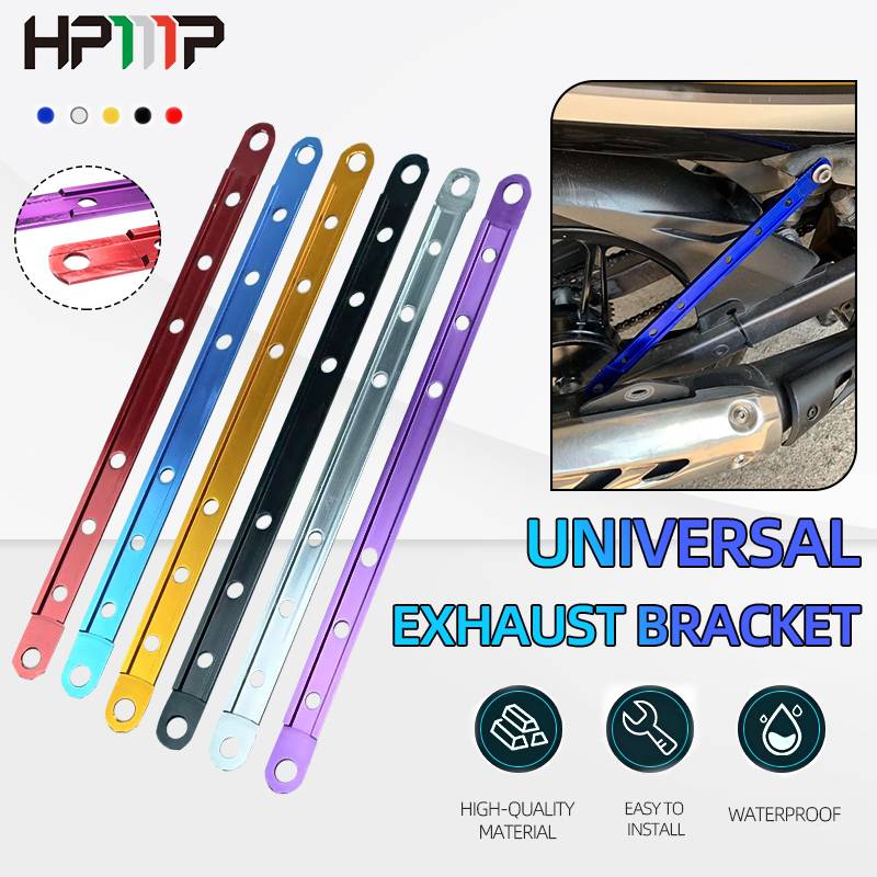 LC135 Y15 UNIVERSAL EXZOS EXHAUST BRACKET ALLOY CNC EXHAUST PIPE ...