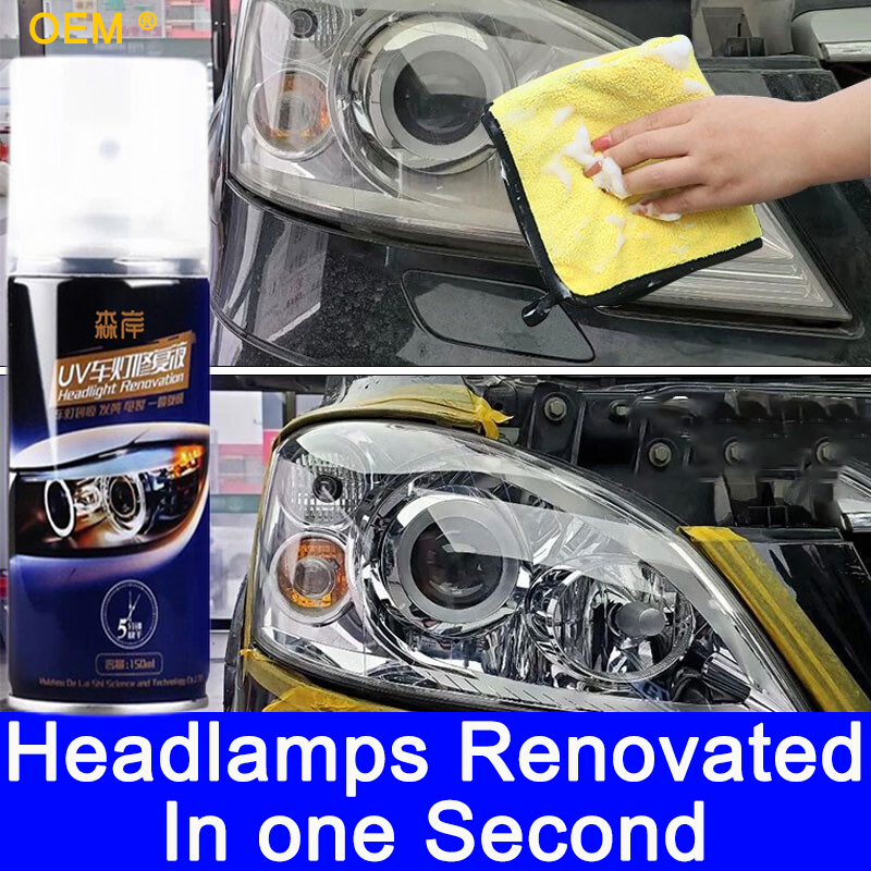 Car lamp repair liquid Removes Yellowish Hazy Headlight Car Headlight ...