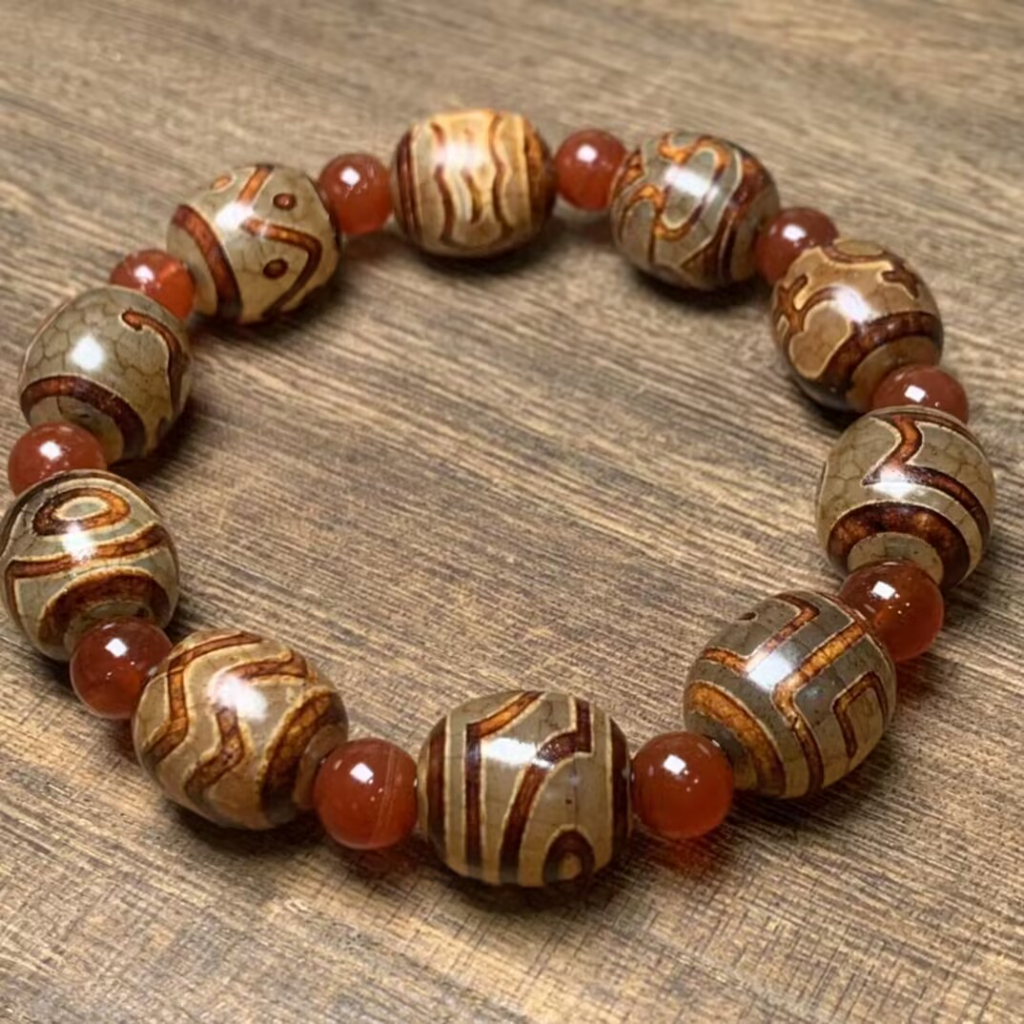 Boutique Old Agate Dragon Scale Duobao Tianzhu Handstring | Shopee Malaysia