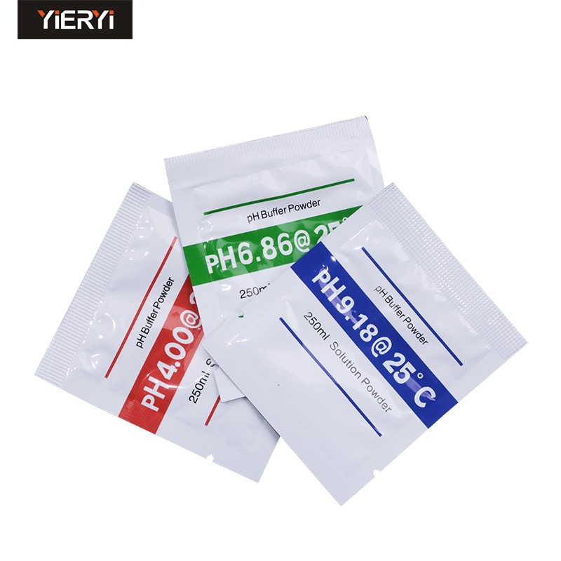 YIERYI pH Calibration Powder Buffer Powder for pH Tester Calibration ...