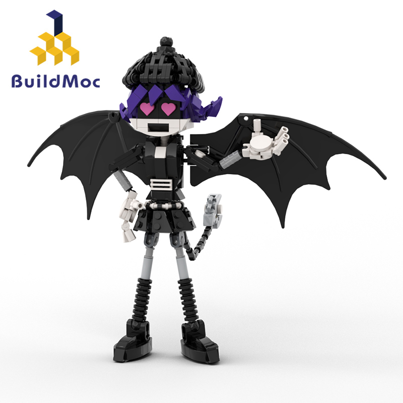 Buildmoc Comic Murder Drones Model Uzi Figures Building Blocks Assembly
