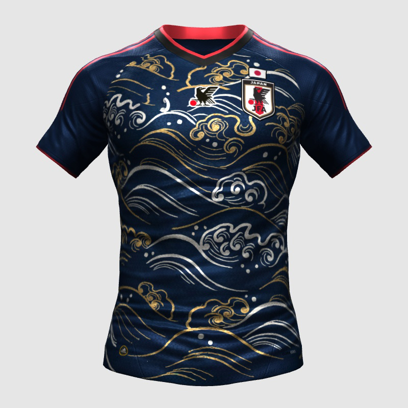 Japan Football Jersey Fans Issue Special Edition Concept Set Soccer ...