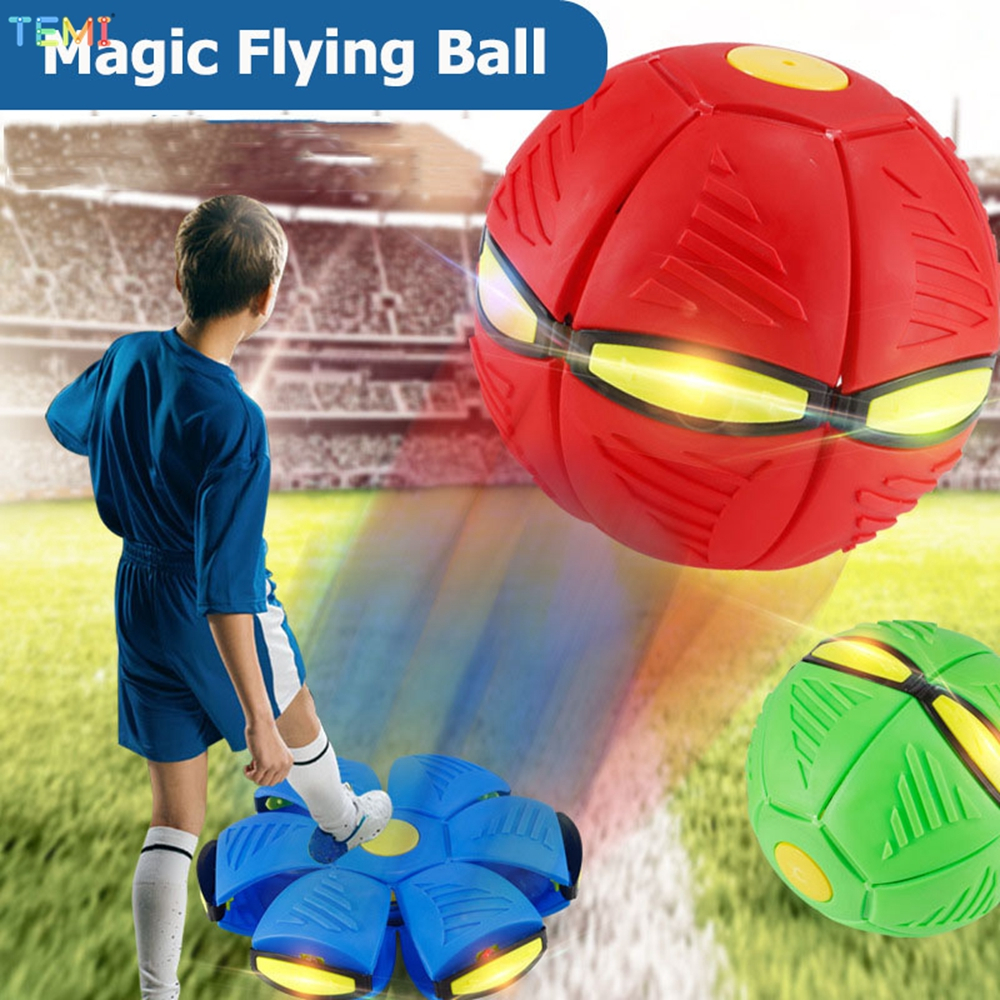 TEMI Bola mechamato Magic Flying Saucer Ball UFO ball Flat Throw Disc ...
