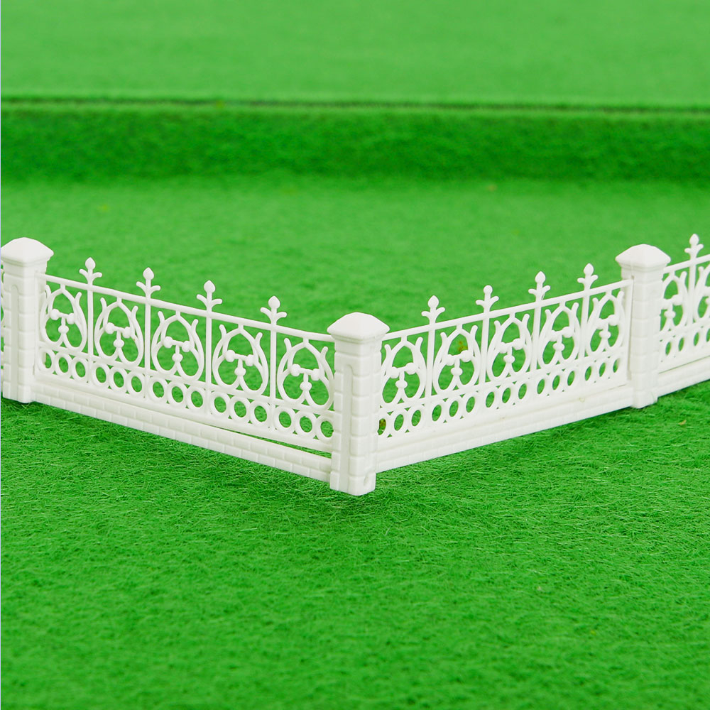 1/100 Scale Model Train Railway Building Fence Wall 115cm Length ...
