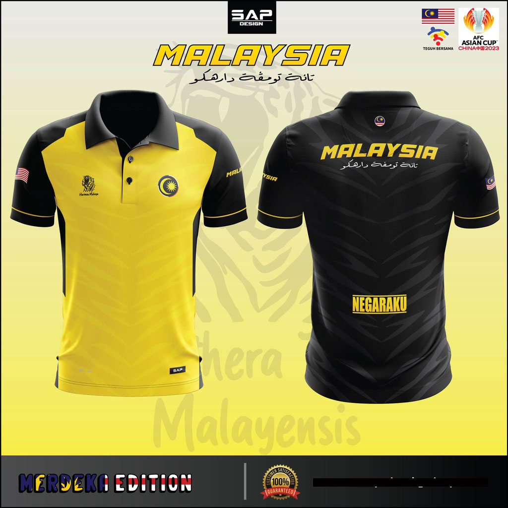 【Ready Stock】Malaysia Harimau Malaya Jersey T-Shirt MERDEKA EDITION ...