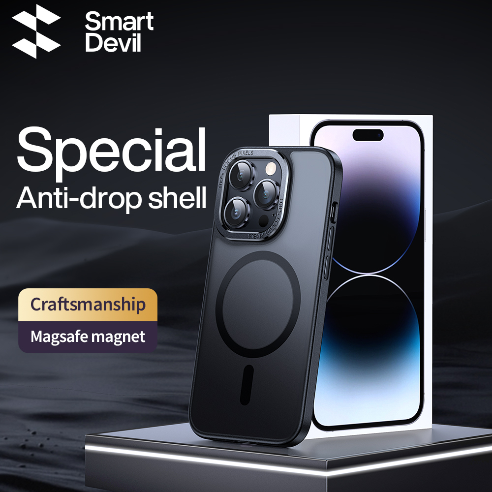 SmartDevil Airbag Anti-Drop Magnetic Frosted Case For iP 14Pro/iP 14Pro ...