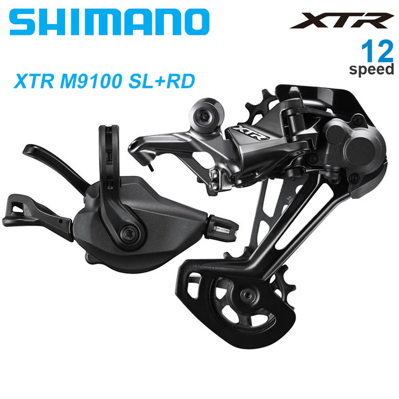SHIMANO XTR M9100 1x12v Groupset Mountain Bike M9100 Shifter RD Rear Derailleur SGS 12 Speed ...
