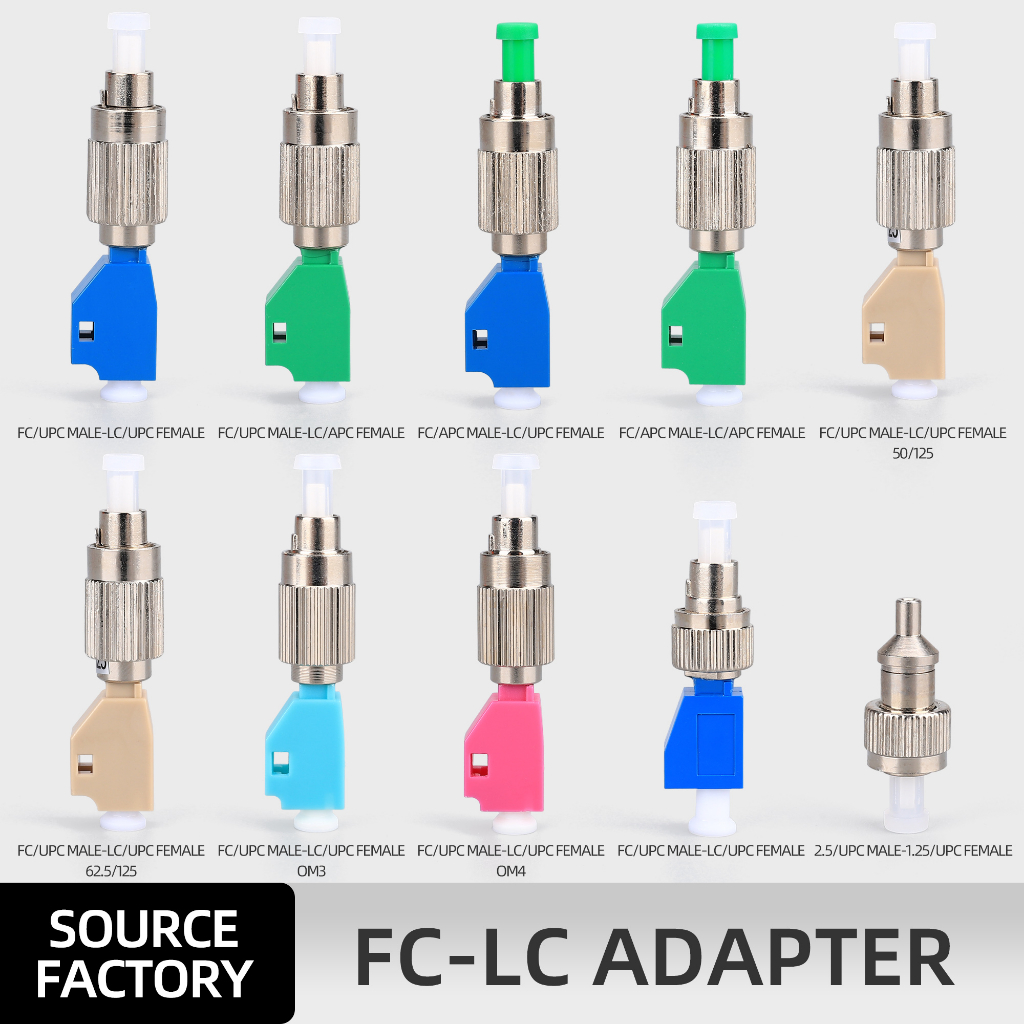 FTTH Engineering Special Fiber Optic Connector FC-LC UPC / APC / OM3 / OM4 Single Mode multimode ...