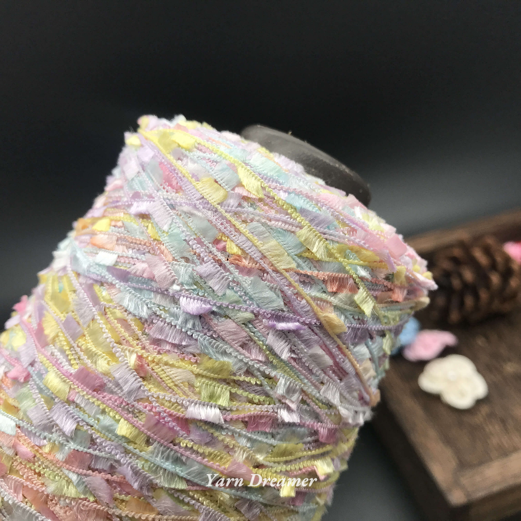 Space Dyed Gradient Toothbrush Yarn Fancy Wool yarn DIY Crochet Yarn ...