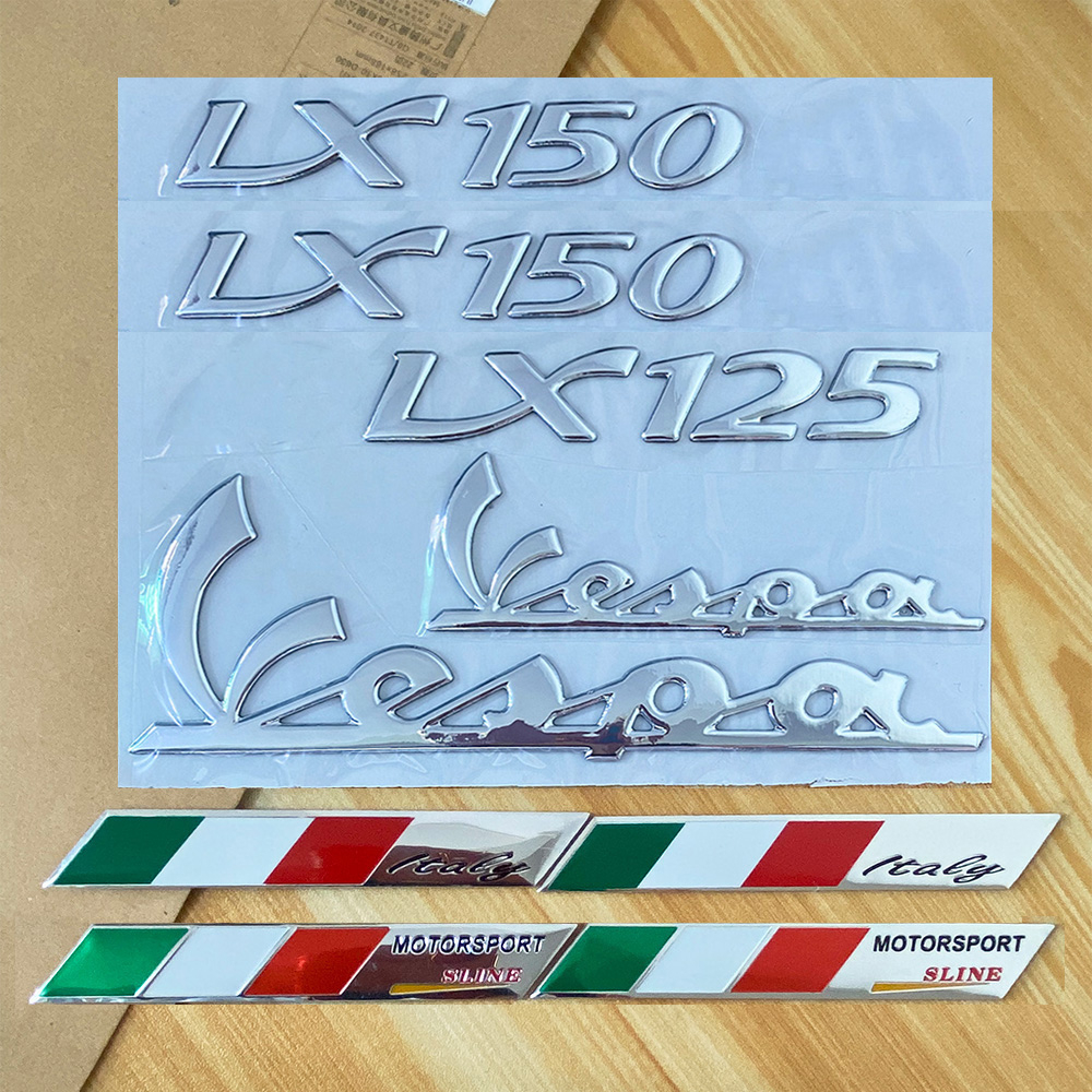*READY STOCK*Vespa GTS LX LxV Sprint Spring 150 Motorcycle Logo Badge ...