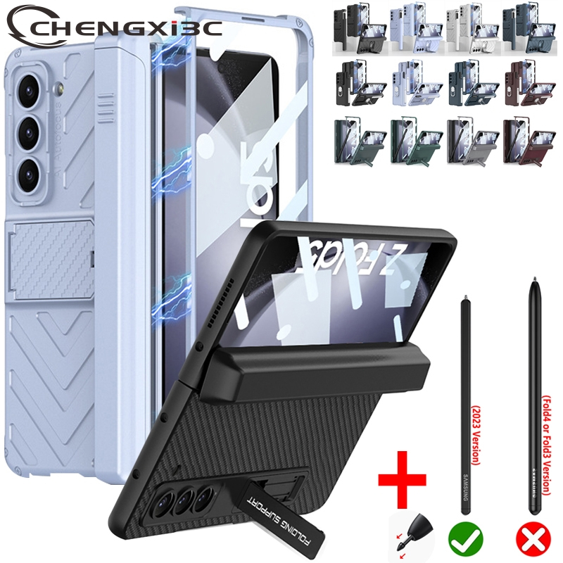 [Ready Stock] Casing For Samsung Galaxy Z Fold 5 phone case with pen ...