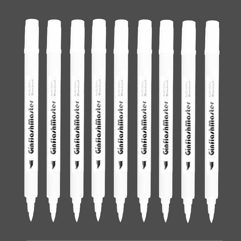 Ginflash 3PCS Fast Dry Permanent sign Marker Pens White Highlighter art ...