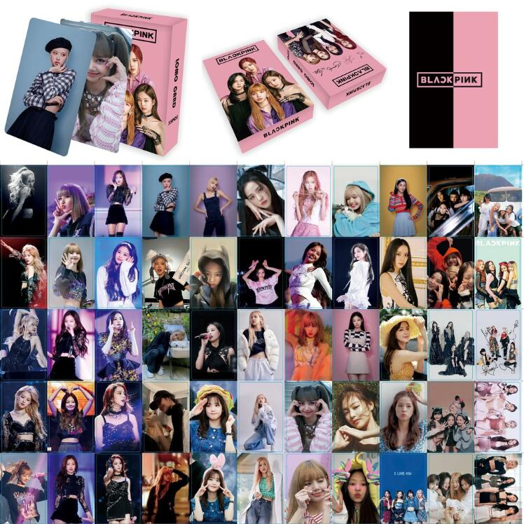 50-55pcs/box BP Album World Tour COACHELLA BPTG Holographic Laser Lomo ...