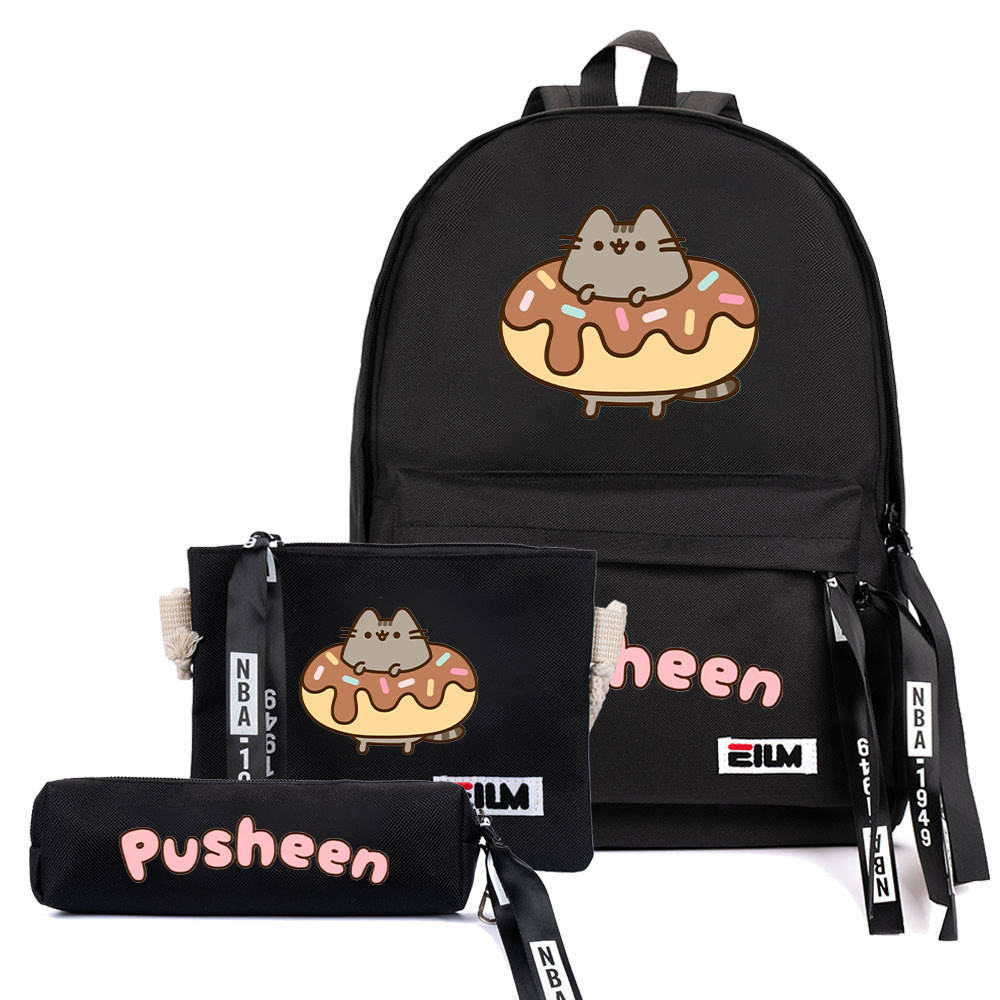 3 PCS PUSHEEN Kids Children's New Fashion Cartoon Cute Outdoor Girl ...