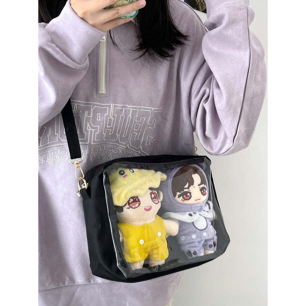 JK Uniform Ita bag Japanese Style Small Transparent shoulder bag ...