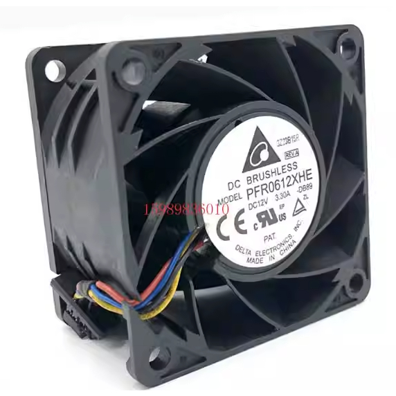Delta 12V 3.3 A 6038 6cmcm Super Large Air Volume Violent High Speed ...