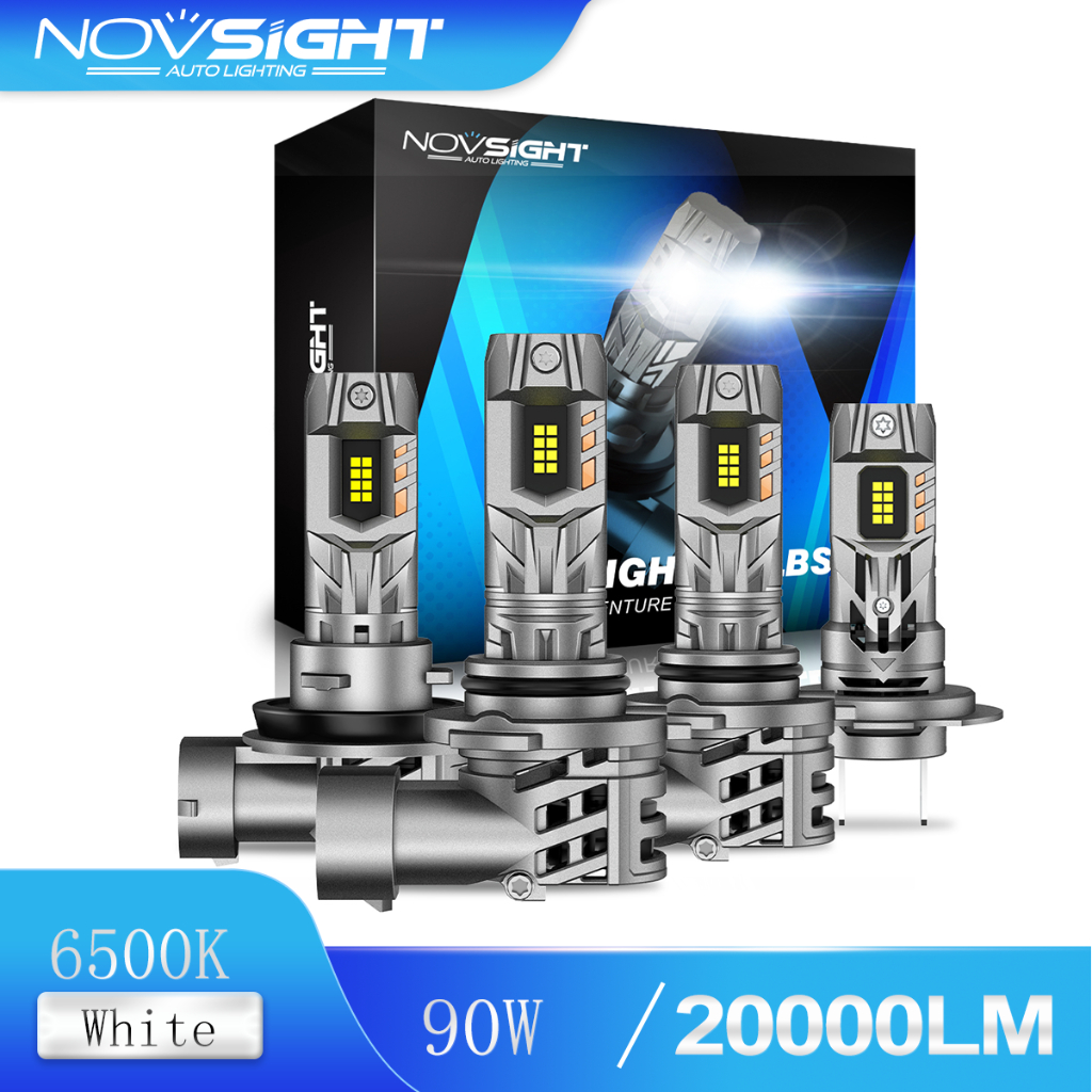 Novsight 9005 9006 H1 H7 H11 H3 N63 Car LED Fog Light Bulbs Car Driving ...