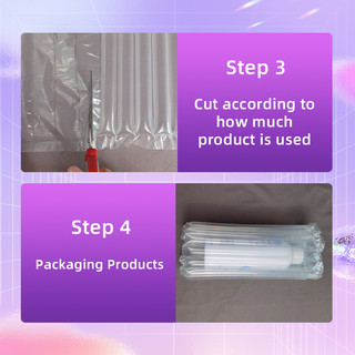 Inflatable air bubble wrap 50m Protective Pack Air Pillows Packaging ...