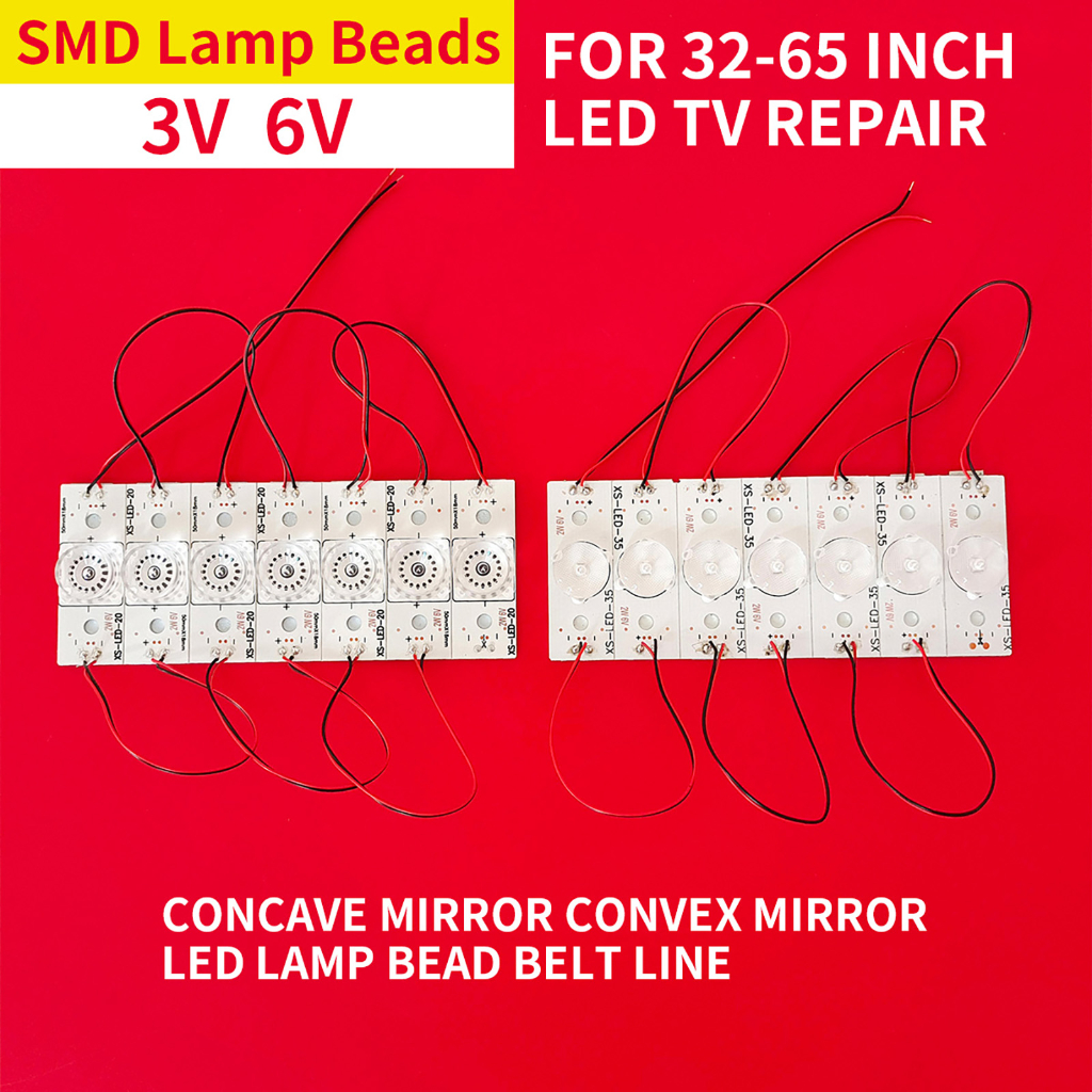 TV backlight concave (square) wiring 3V/6V 2W, TV backlight convex ...