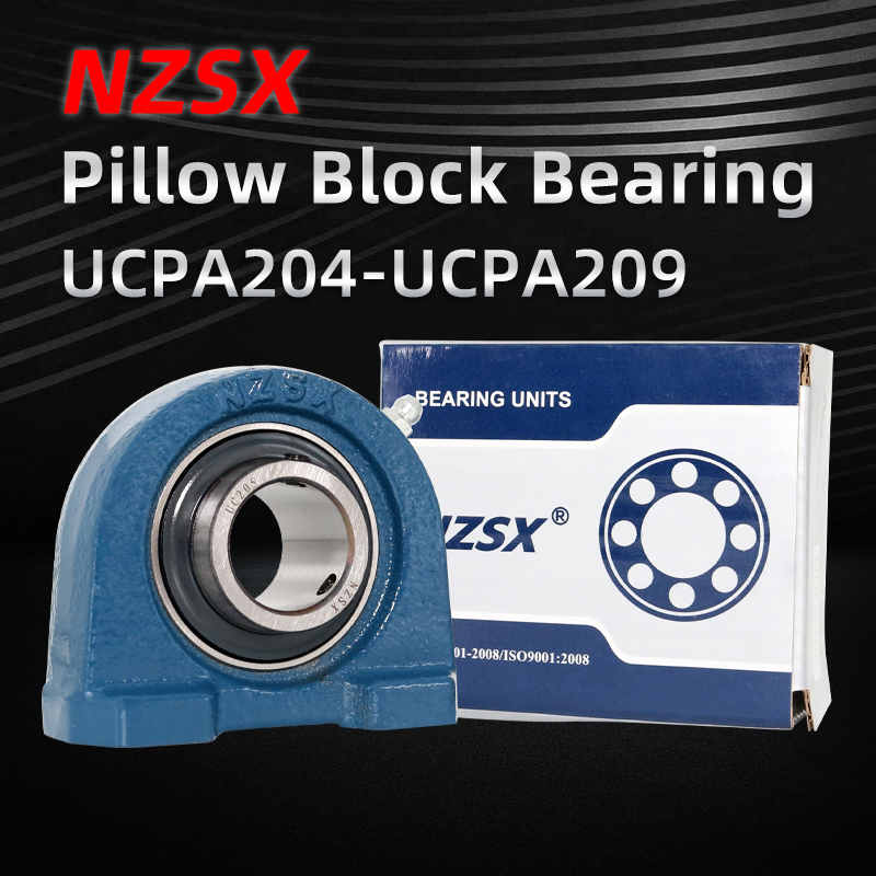 NZSX Pillow Block Bearing UCPA204 UCPA205 UCPA206 UCPA207 UCPA208 UCPA209 Vertical narrow foot ...