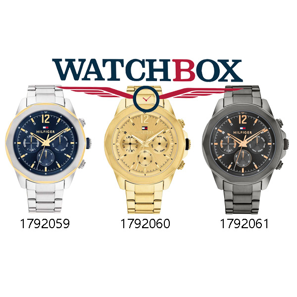 Tommy Hilfiger Men's Watch Three-Eye Stainless Steel Wrist Watch ...