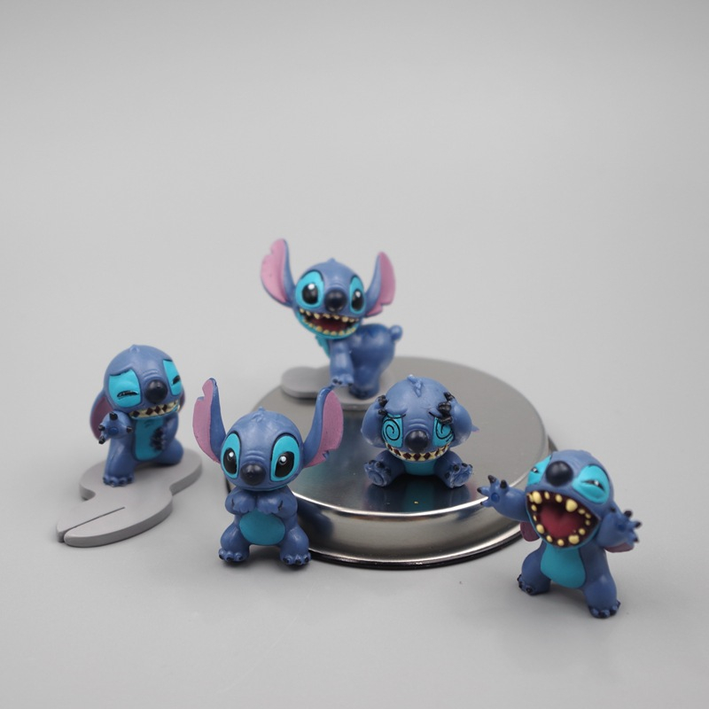 5Pcs/Set 2.5-3cm Anime Lilo & Stitch Koala Figure Stitch Cartoon Q ...