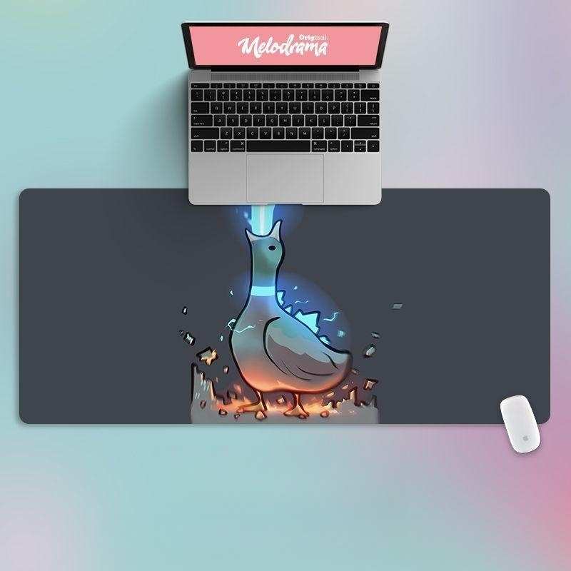 Monster Duck Mouse Pad Oversized Book Desktop Pad Customized Medium ...