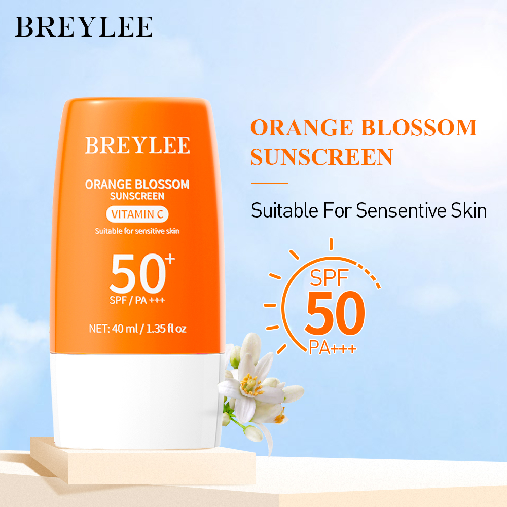 BREYLEE Orange Blossom Sunscreen SPF50+++ Vitamin C Refreshing Texture ...