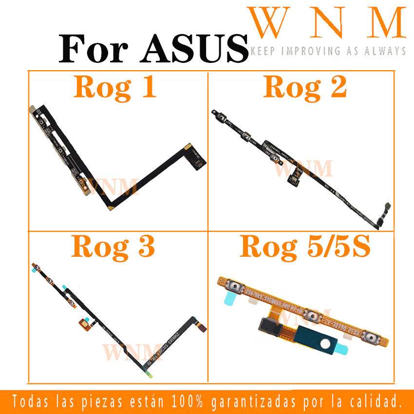 For ASUS Rog Phone 1 2 3 5 5S Rog1 Rog2 Rog3 Rog5 Flex Cable Volume Power On/off Button Switch ...