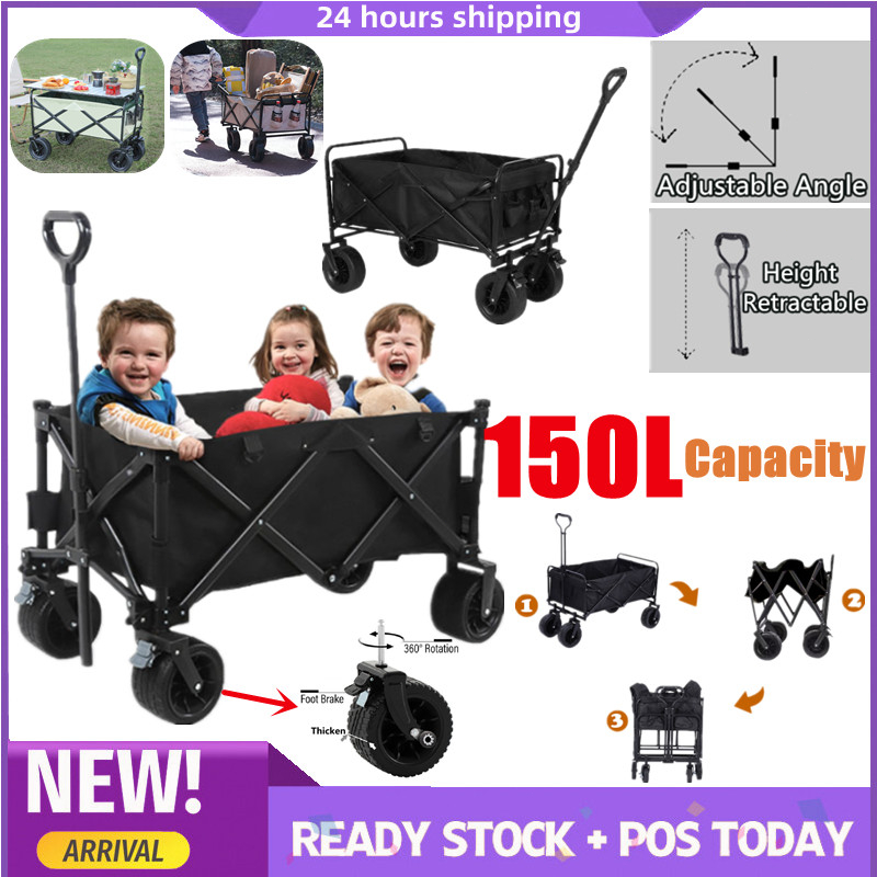5/8/10 inches Outdoor Trolley Foldable Camping Trolley Shopping Tool ...