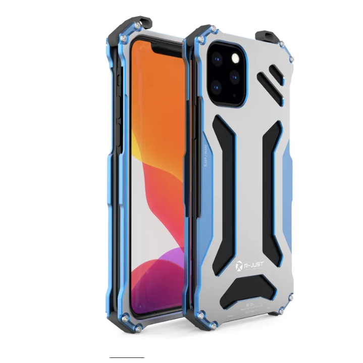 Luxury Gundam R-just Aluminum Metal Phone Case For Apple Iphone 16 16pro 15 15pro 14 13 12 11 ...