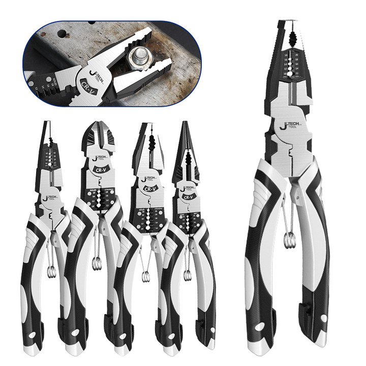 9 inch Multifunctional wire stripper Long nose plier Terminal crimping ...