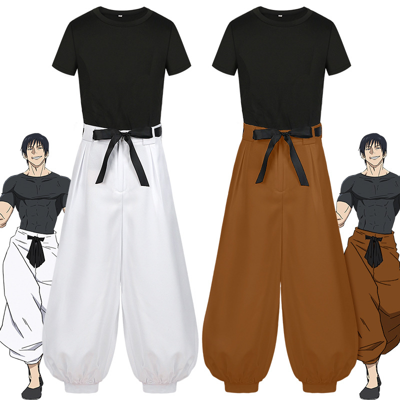 Japan Anime Jujutsu Kaisen Fusiguro Toji Cosplay Fighting Suit Short ...