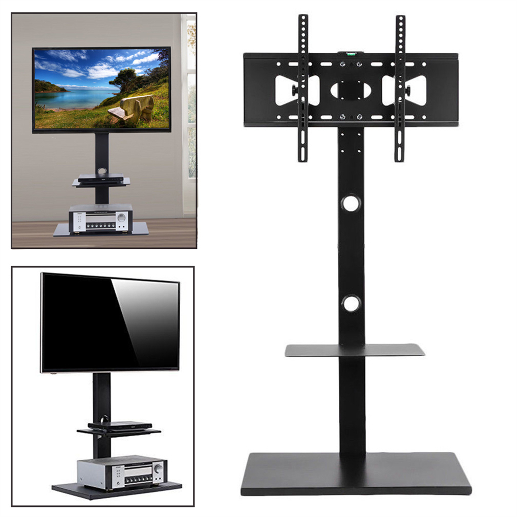 Universal Adjustable TV Stand with Two Shelves & Free Cable for Most 32 ...