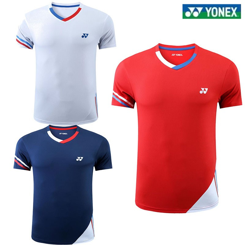 Yonex Table Tennis Suit Men's and Women's Quick Drying Short Sleeve Boys' and Girls' Training ...