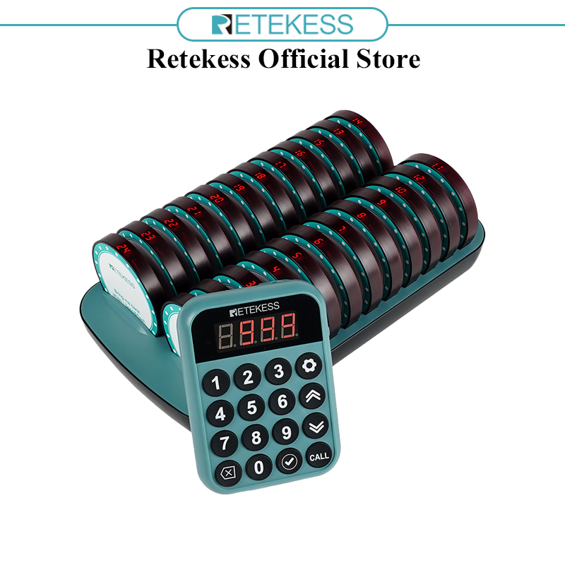 Retekess TD167 TD168R Restaurant Pager System Multiple Prompt Mode for ...