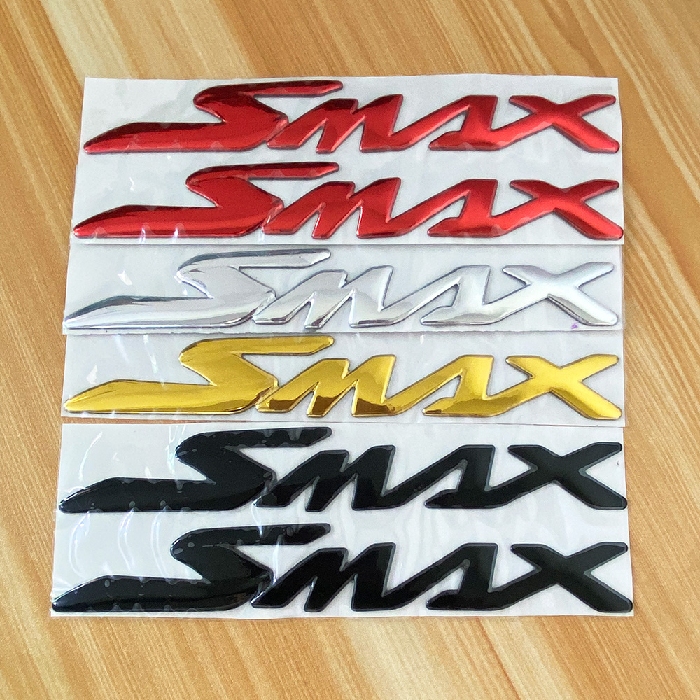 Motorcycle 3D Emblem Badge Decal Tank Sticker Wheel SMAX Sticker For ...