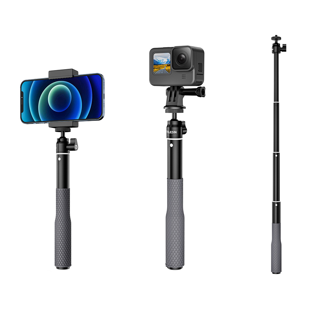 TELESIN Waterproof Divng Selfie Stick Floaty Monopod 360° Rotation Ball ...
