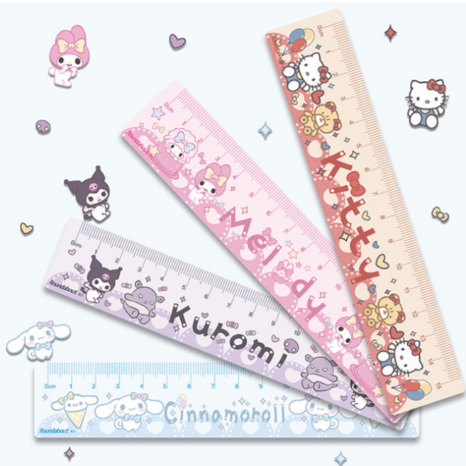 Cute Sanrio Sweet Series 15CM Ruler Cinnamoroll ruler kuromi ruler My ...