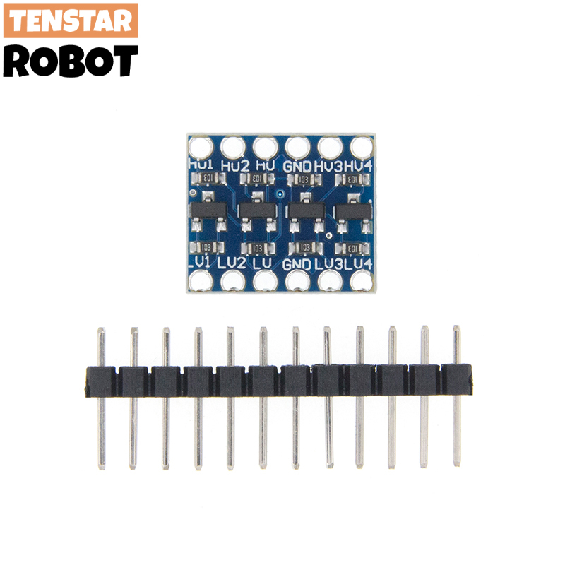 10pcs 4 Channel IIC I2C Logic Level Converter Bi-Directional Module 5V ...