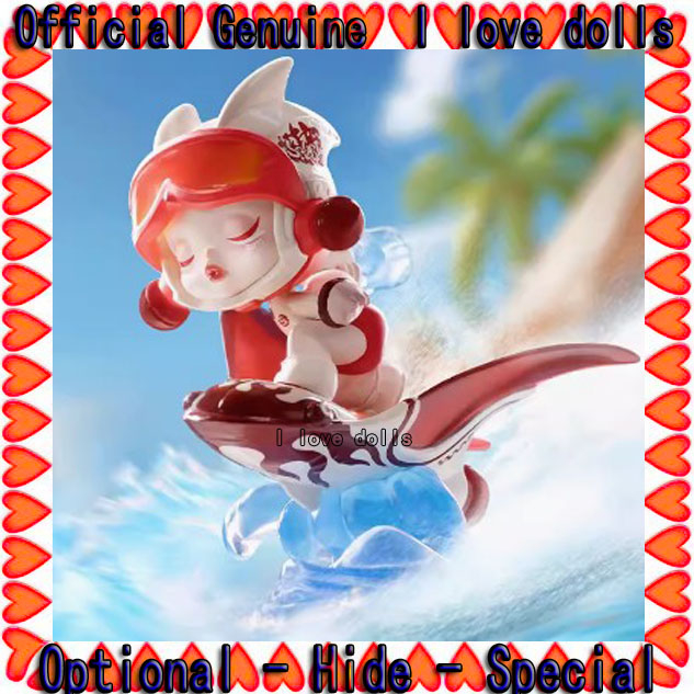Water Party Series Blind Box CRYBABY POPMART DIMOO LABUBU [Genuine ...