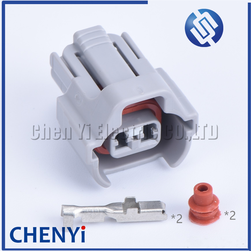 2 Pin Sensor Connector Injector Plug PA847-02127 15316989 NIP 6189-0670 ...