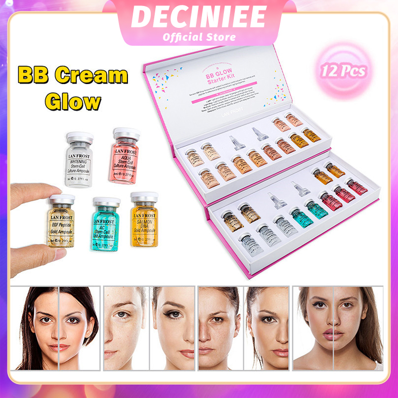12pcs/1 Box 8ml BB Cream Glow Beginner Starter Ampoule Kit BB Cream ...