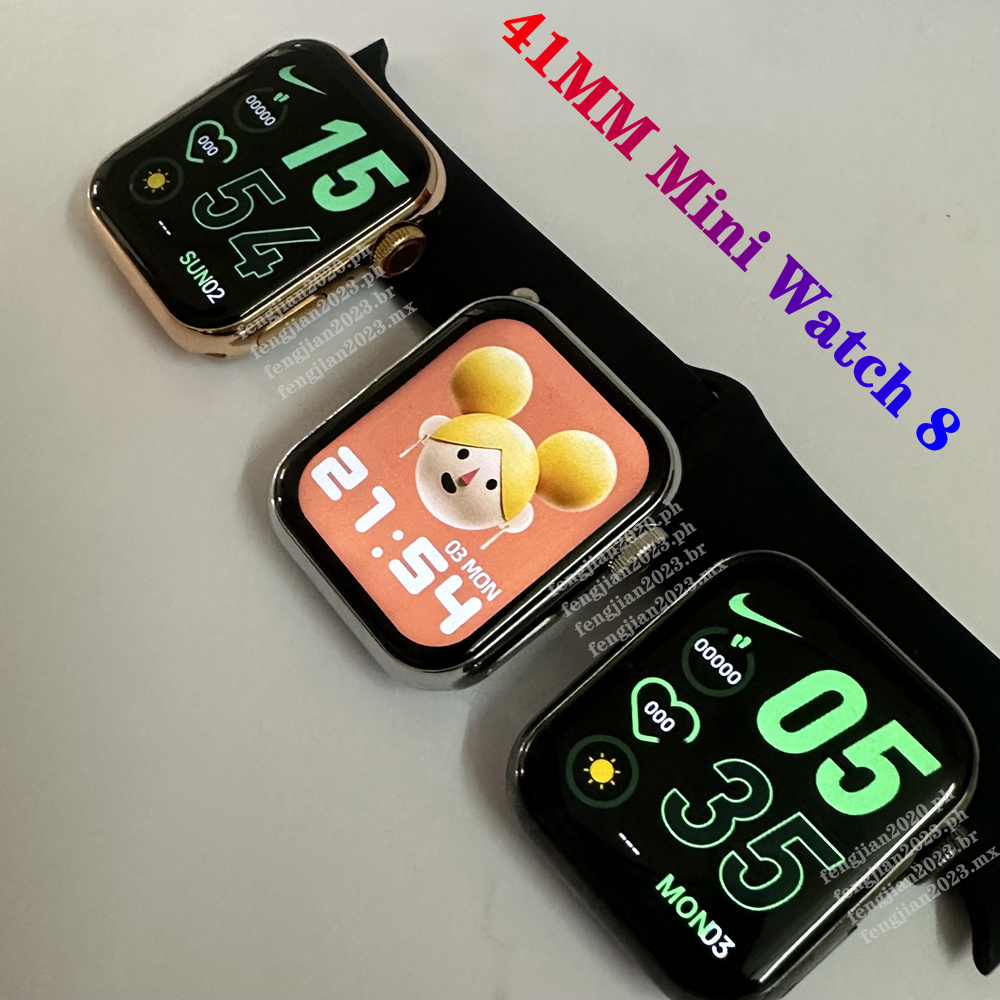 Smartwatch 41mm Stainless steel watch 8 mini /watch 8 pro max edge with ...